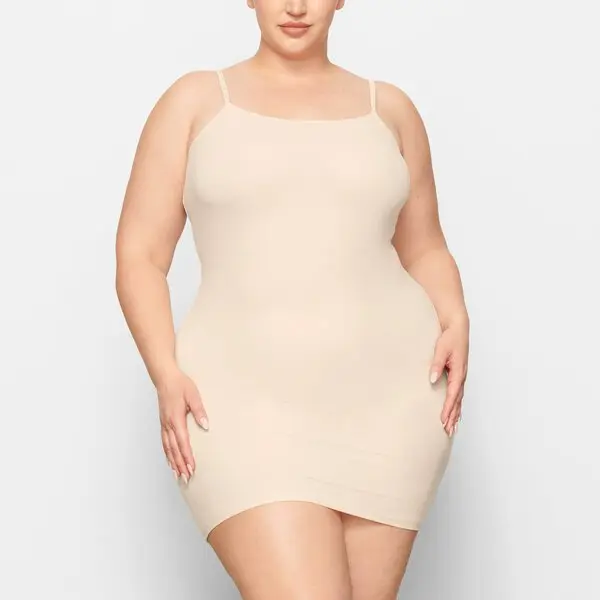 SKIMS Slip Dress | Deep Neutral | | Fits Everybody - Sand