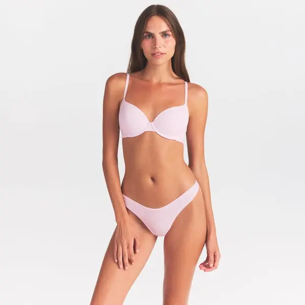 SKIMS Dipped Front Thong | | | Fits Everybody - Cherry Blossom