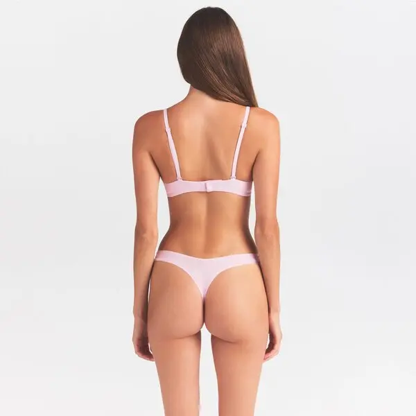 SKIMS Dipped Front Thong | | | Fits Everybody - Cherry Blossom