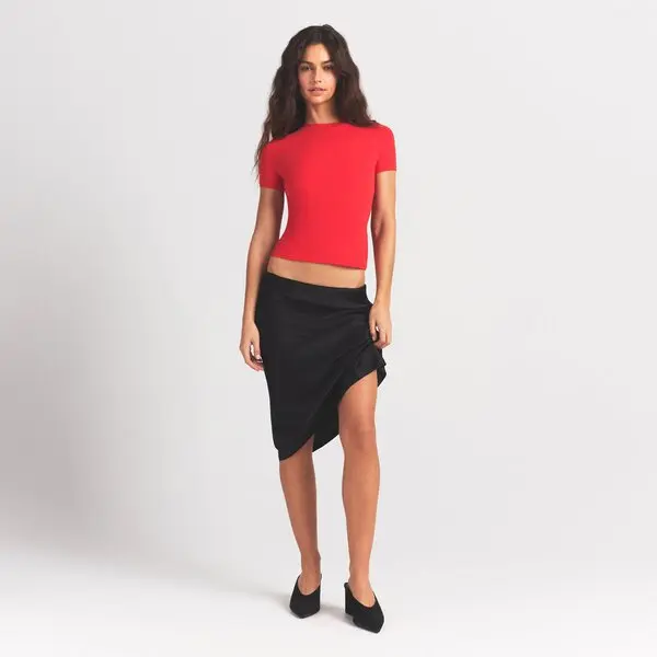 SKIMS Fits Everybody T-shirt - Cherry