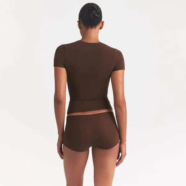SKIMS Fits Everybody T-shirt - Cocoa