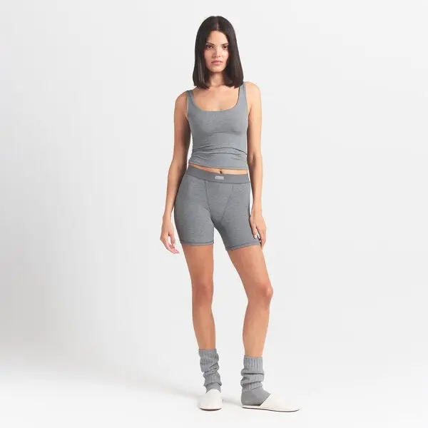 SKIMS Soft Lounge Tank Top - Heather Grey
