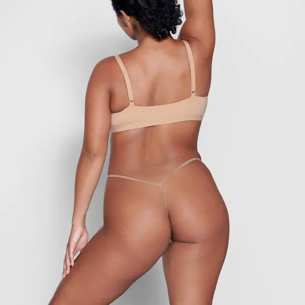 SKIMS Fits Everybody T String Thong - Ochre