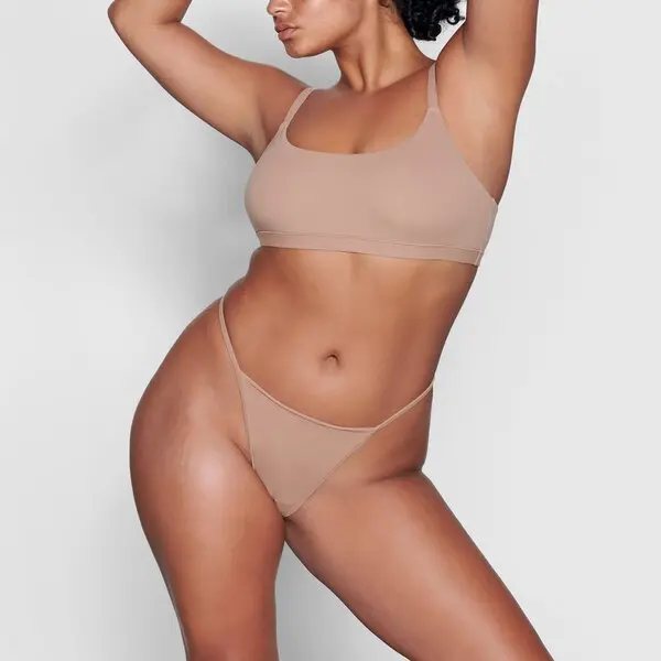 SKIMS Fits Everybody T String Thong - Sienna