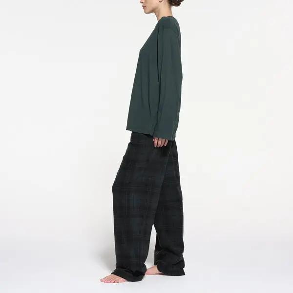 SKIMS Boyfriend Long Sleeve T-shirt - Cypress
