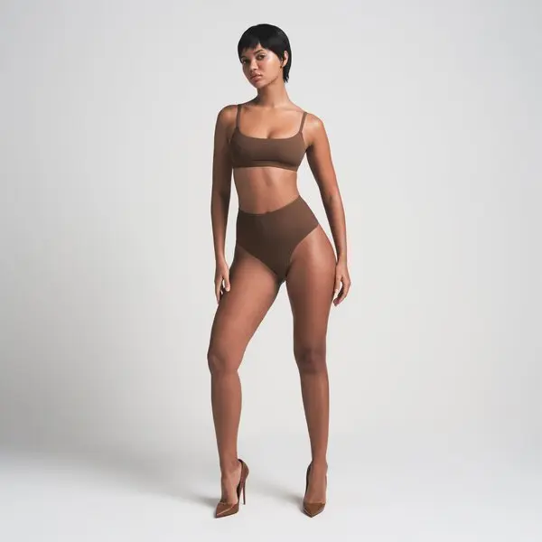SKIMS High Waisted Thong | Medium Neutral | | Fits Everybody - Jasper