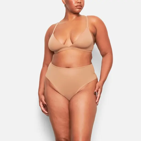 SKIMS Fits Everybody High Waisted Thong - Sienna