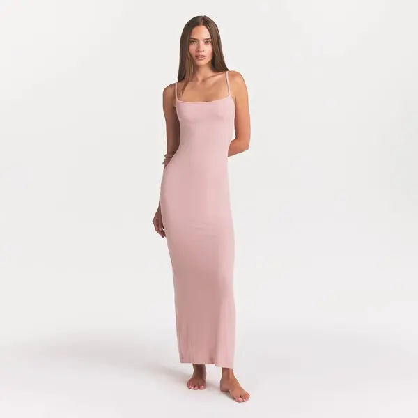 SKIMS Soft Lounge Long Slip Dress - Morganite