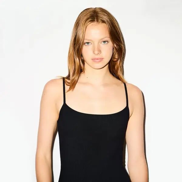 SKIMS Soft Lounge Long Slip Dress - Onyx