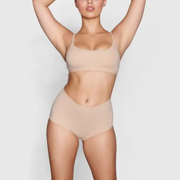 SKIMS Fits Everybody Scoop Bralette - Clay