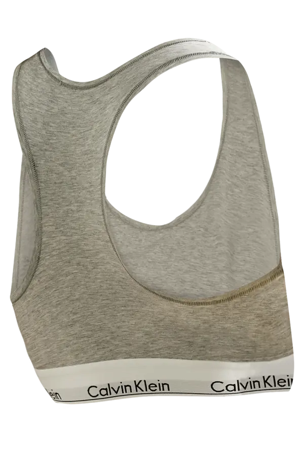 CK ONE Dd+ Modern Cotton Stretch Cotton And Modal-blend Bralette