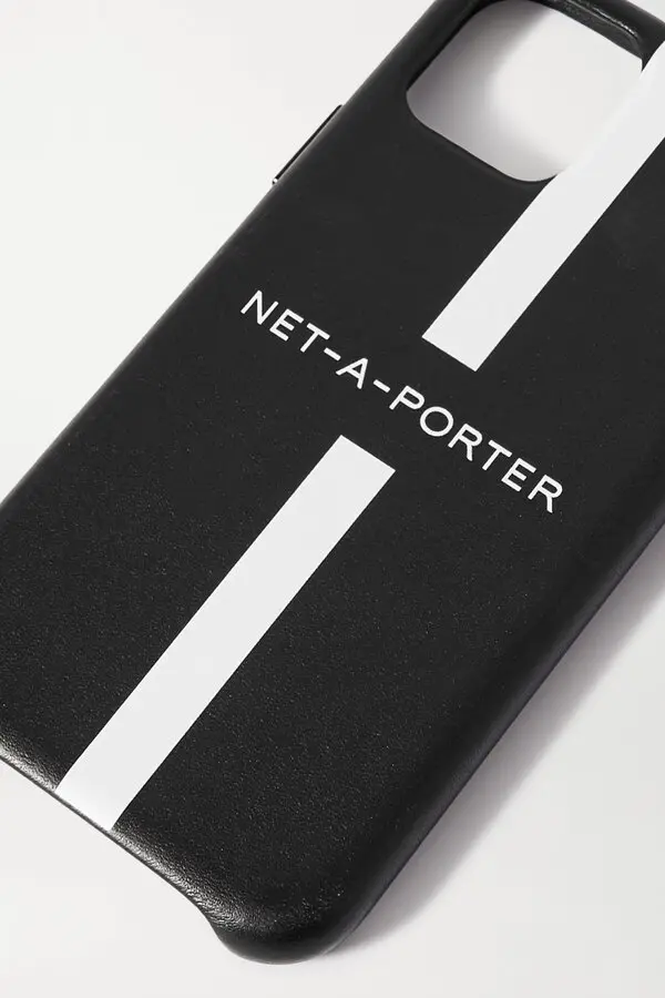 Net-a-porter The Daily Edited Printed Leather Iphone 11 Case
