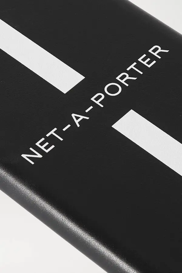 Net-a-porter The Daily Edited Printed Leather Iphone 11 Pro Max Case - Black