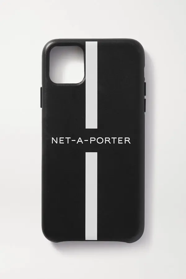 Net-a-porter The Daily Edited Printed Leather Iphone 11 Pro Max Case