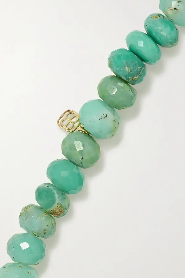 SYDNEY EVAN Elephant Chrysoprase And Diamond Bracelet