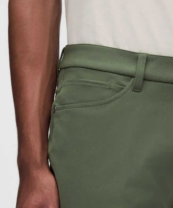 Lululemon Abc Slim-fit 5-pocket Pants With 32l Inseam - Sassy Sage