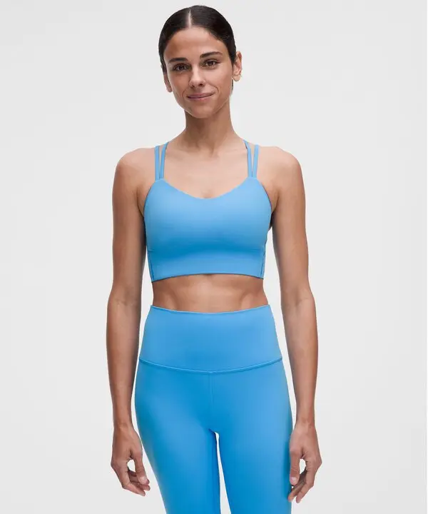 Lululemon Like A Cloud Longline Bra - Ocean Wave