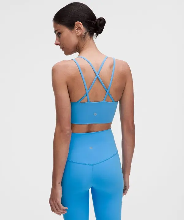 Lululemon Like A Cloud Longline Bra - Ocean Wave