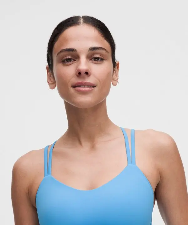 Lululemon Like A Cloud Longline Bra - Ocean Wave