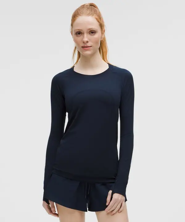 Lululemon Swiftly Tech Long-sleeve Shirt 2.0 - True Navy