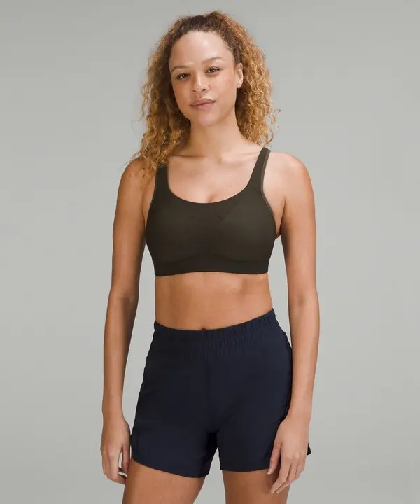 Lululemon Run Times Bra - Dark Olive