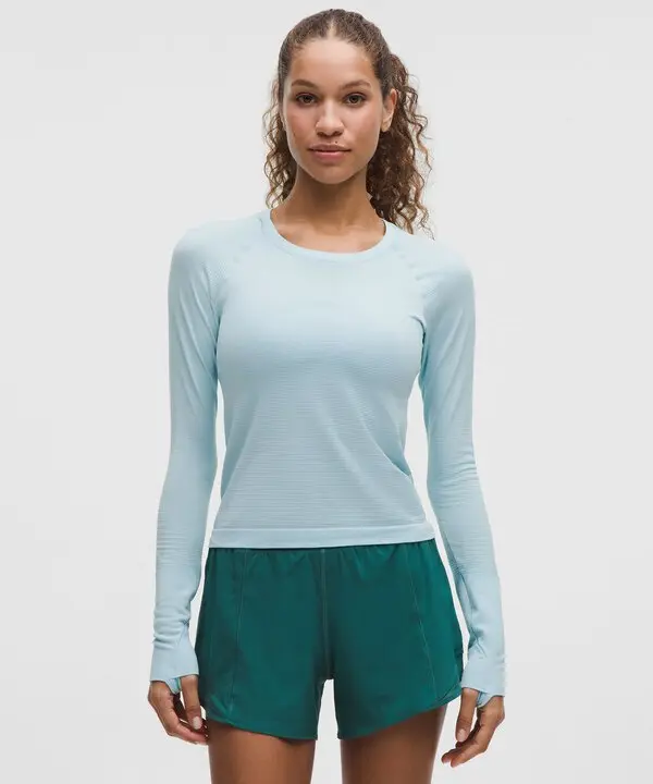Lululemon Swiftly Tech Long-sleeve Shirt 2.0 - Foam Cloud/foam Cloud