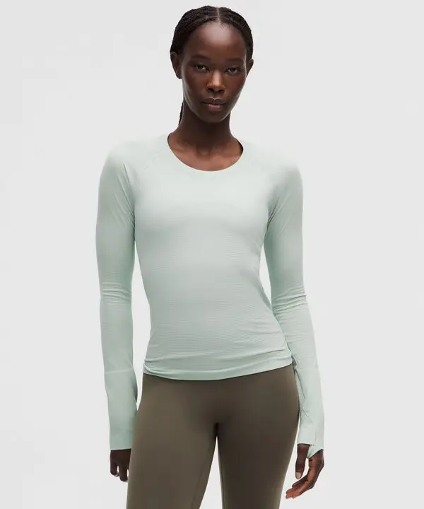 Lululemon Swiftly Tech Long-sleeve Shirt 2.0 - Pelican/pelican