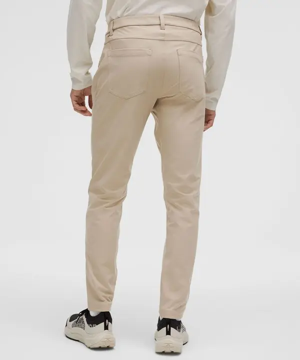 Lululemon Abc Slim-fit 5 Pocket 37l Pant - Wacky Khaki