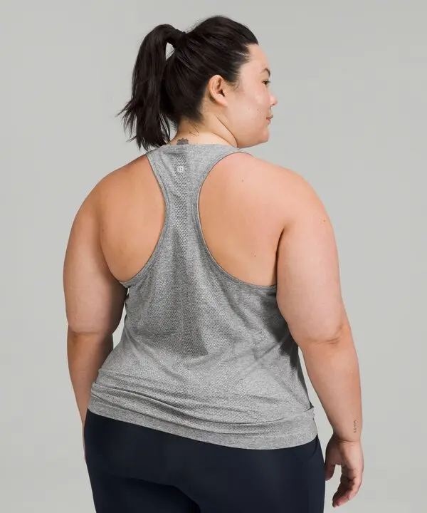 Lululemon Swiftly Tech Racerback Tank Top 2.0 - Slate/white