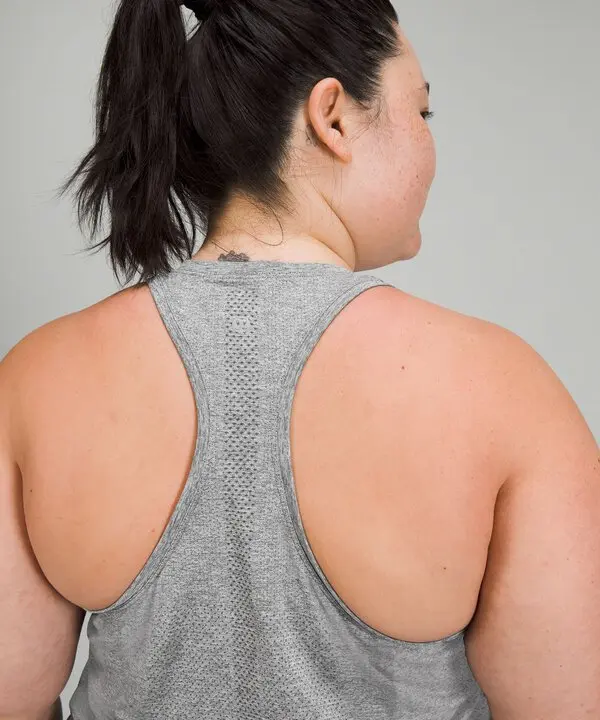Lululemon Swiftly Tech Racerback Tank Top 2.0 - Slate/white