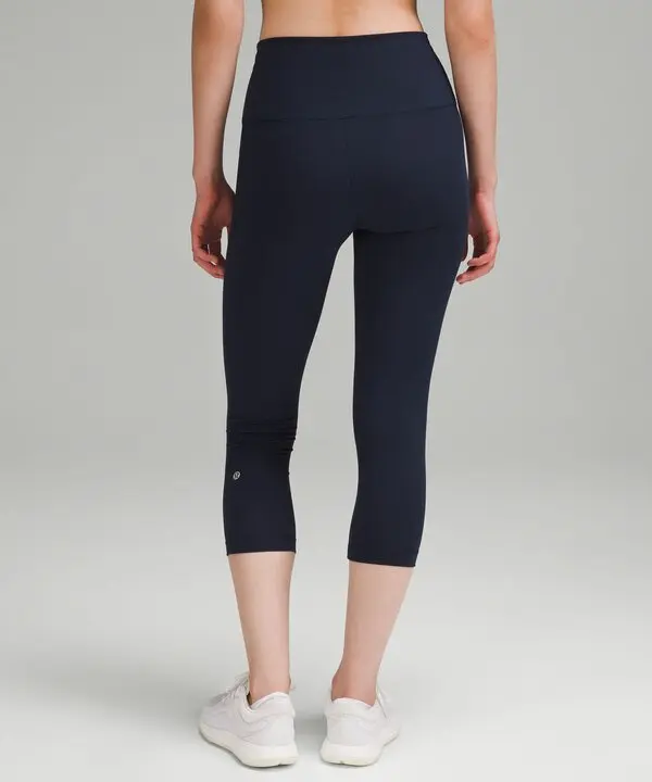 Lululemon Wunder Train High-rise Crop 21 - True Navy