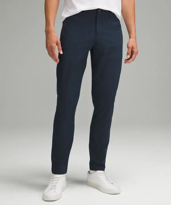Lululemon Slim-fit 5-pocket Pants With Abc Technology - True Navy