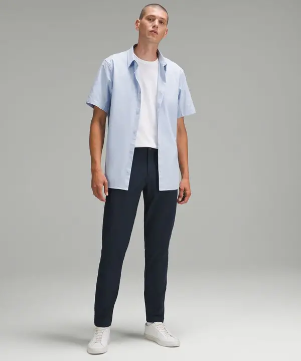 Lululemon Slim-fit 5-pocket Pants With Abc Technology - True Navy