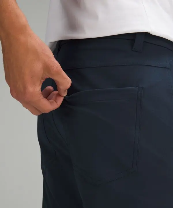 Lululemon Slim-fit 5-pocket Pants With Abc Technology - True Navy