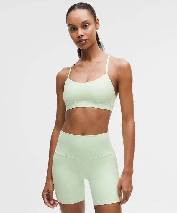 Lululemon Flow Y Bra Nulu - Matcha Magic