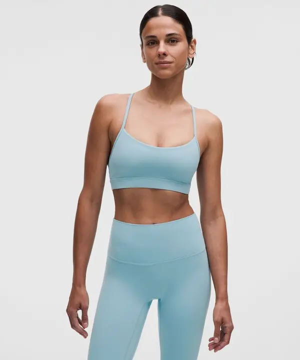Lululemon Flow Y Bra Nulu - Seafoam