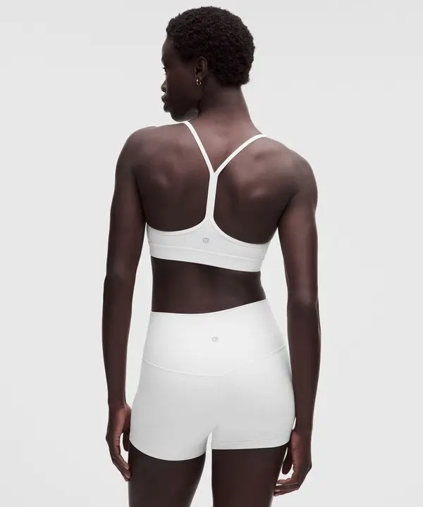 Lululemon Flow Y Nulu Racerback Bra - White