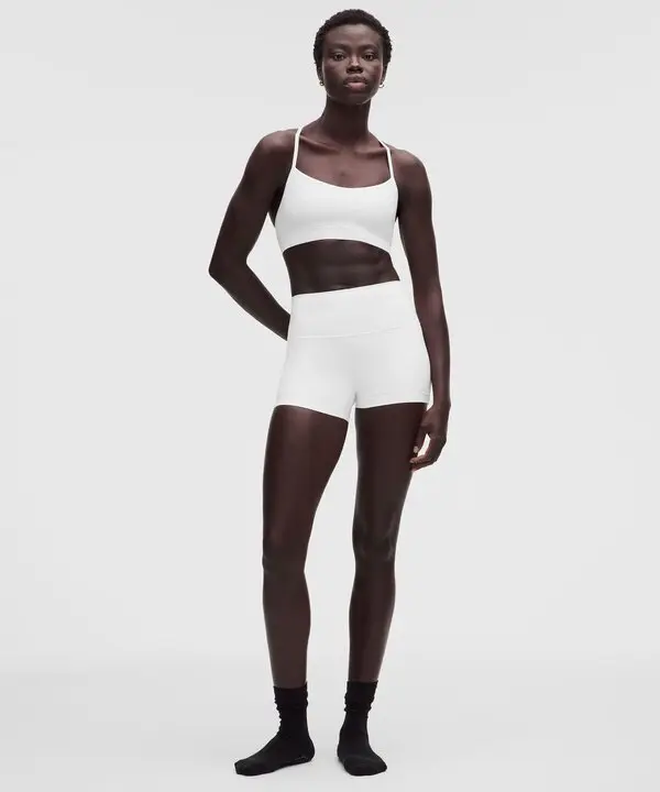 Lululemon Flow Y Nulu Racerback Bra - White