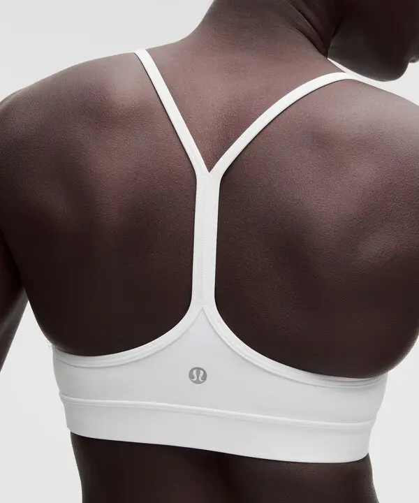 Lululemon Flow Y Nulu Racerback Bra - White
