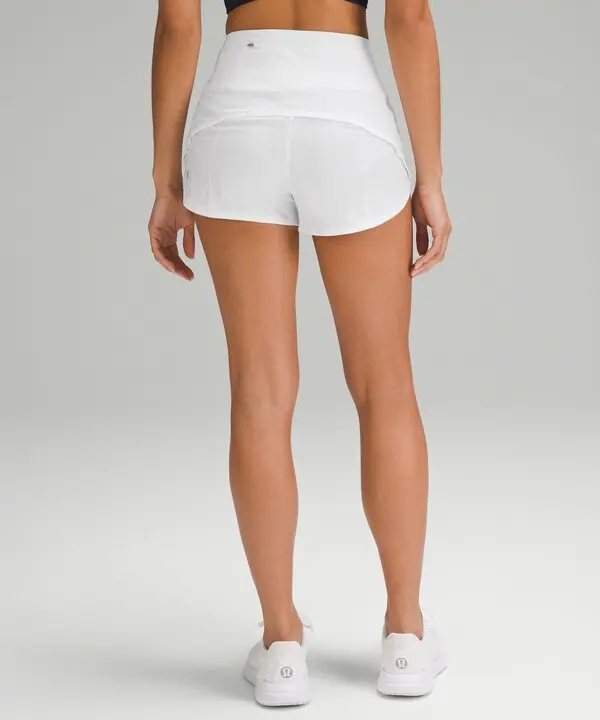 Lululemon Speed Up High-rise Lined Short 2.5 - White