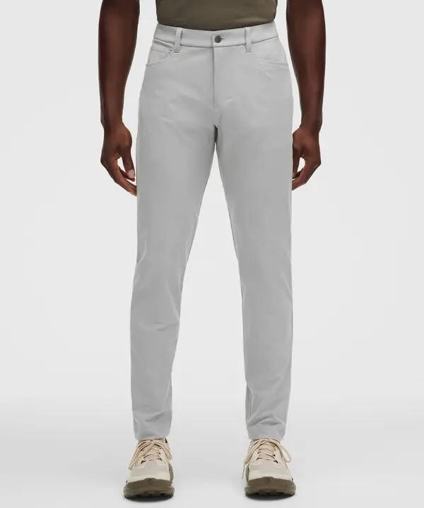 Lululemon Abc Slim-fit 5-pocket Pants - Silver Drop