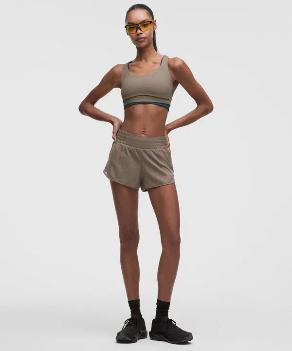 Lululemon Hotty Hot High-rise Lined Short 2.5 - Cypress Forest