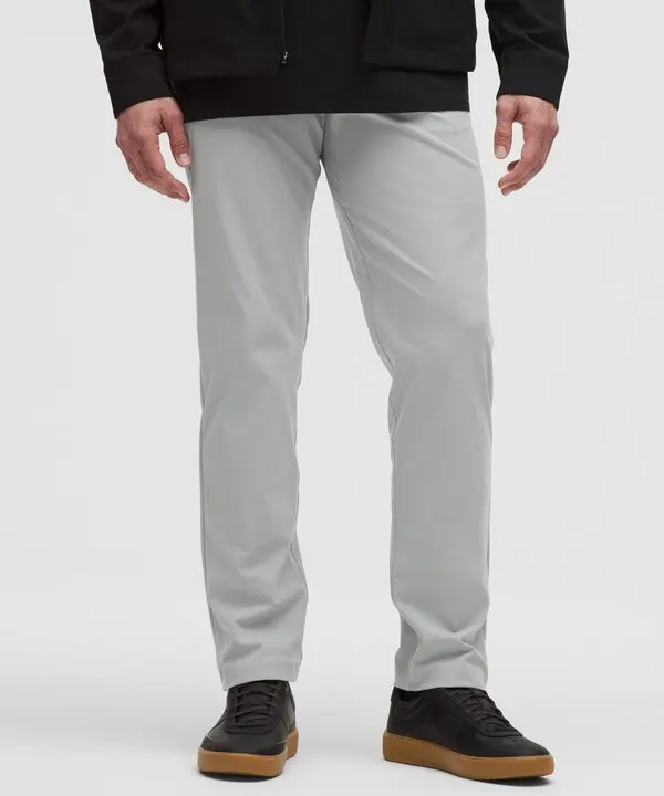 Lululemon Abc Classic-fit 5 Pocket Pants - Silver Drop