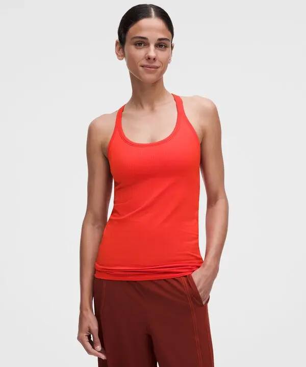 Lululemon Ebb To Street Tank Top - Cherry Ember