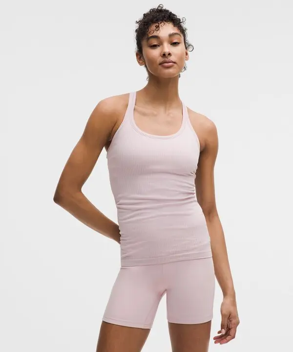 Lululemon Ebb To Street Tank Top - Porcelain Pink
