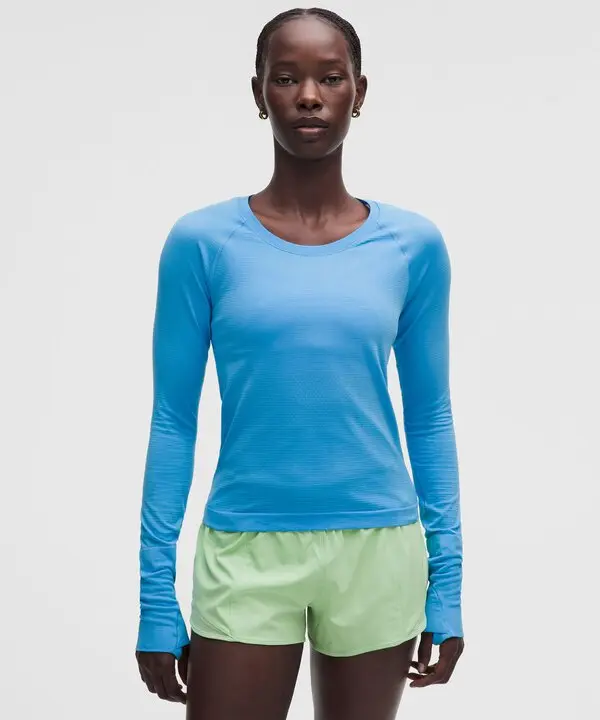 Lululemon Swiftly Tech Long-sleeve Shirt 2.0 - Ocean Wave/ocean Wave