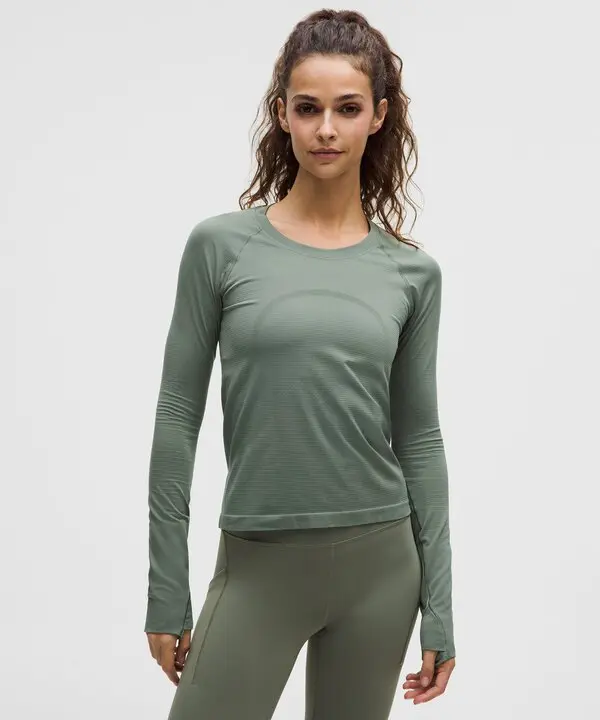 Lululemon Swiftly Tech Long-sleeve Shirt 2.0 - Willow Leaf/willow Leaf