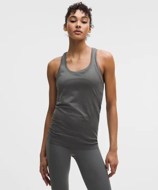 Lululemon Swiftly Tech Racerback Tank Top 2.0 - Onyx Grey/onyx Grey