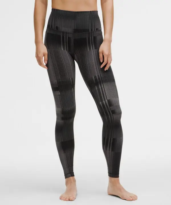 Lululemon Align™ High-rise 28" Pant - Variegated Plaid_dark Grey Multi