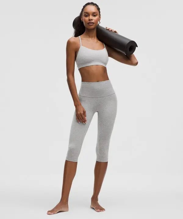 Lululemon Align High-rise Cropped Leggings - Heathered Core Medium Grey